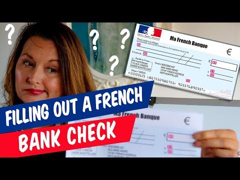How To Write A French Bank Cheque In France The Right Way