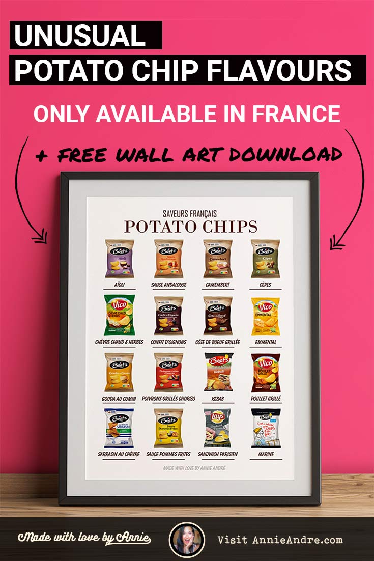 French chips: 28 Unique & unusual flavours found in France