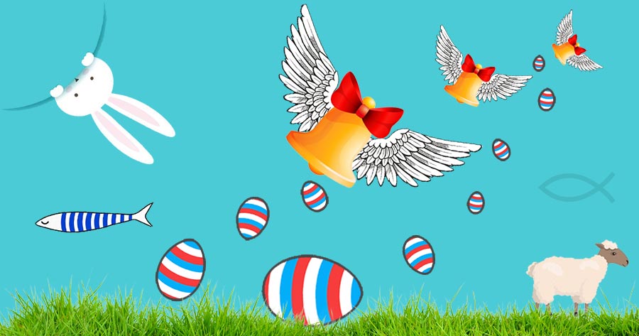 Easter Traditions in France: Flying bells, fish, giant omelettes