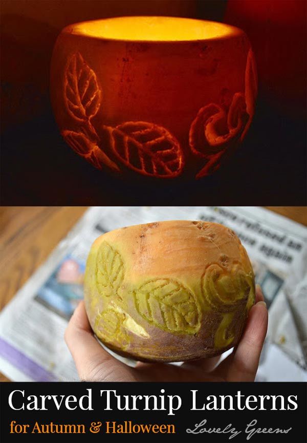 Why You Should Carve Root Or Turnip Jack O'Lanterns Instead of Pumkin