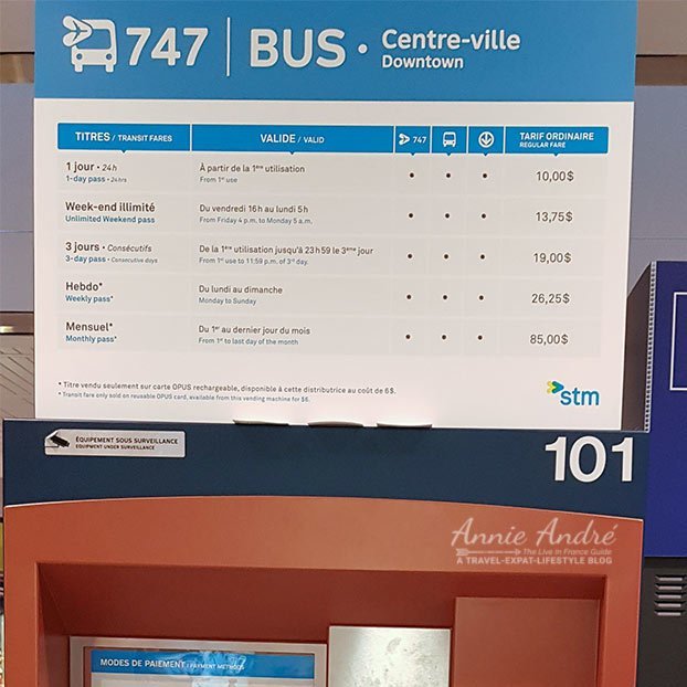 How To Get To Downtown Montreal From the Airport on Bus 747
