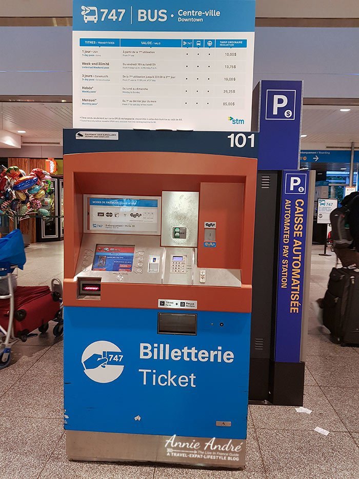How To Get To Downtown Montreal From the Airport on Bus 747