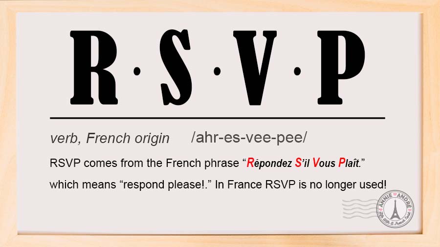 Wedding Invitation In French Language MeaningKosh