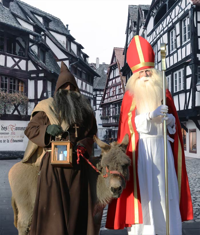 Pere Fouettard: Saint Nick's helper who whips kids in France