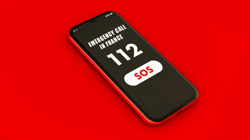 Don't call 911 in France! Dial 112 or local French emergency numbers