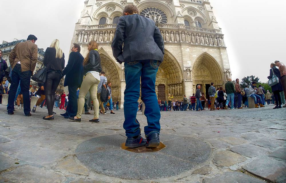 Point zero Paris: The hidden milestone marker where French roads meet