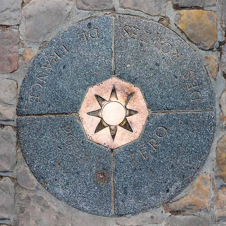 Point zero Paris: The hidden milestone marker where French roads meet