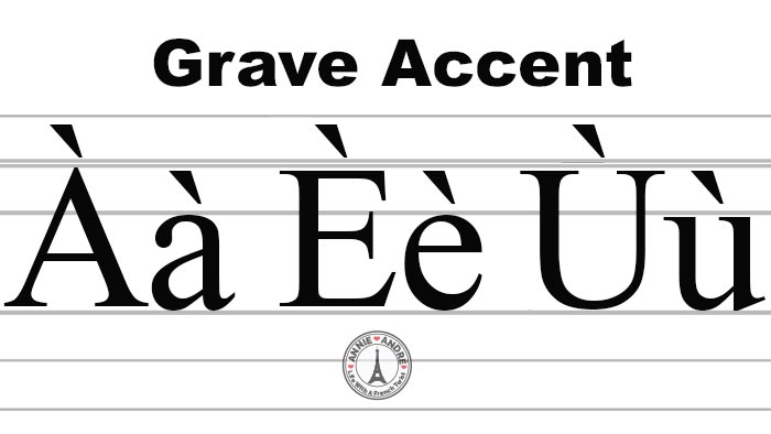 French accents: Those squiggly marks & symbols? à, ç, é, î