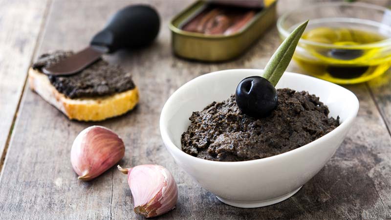 Olive Tapenade Recipe: A spreadable French garlic and caper dip