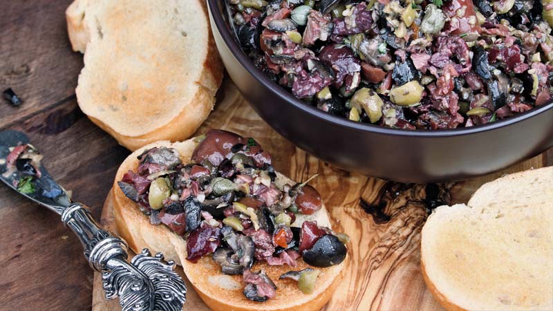 Olive Tapenade Recipe: A spreadable French garlic and caper dip